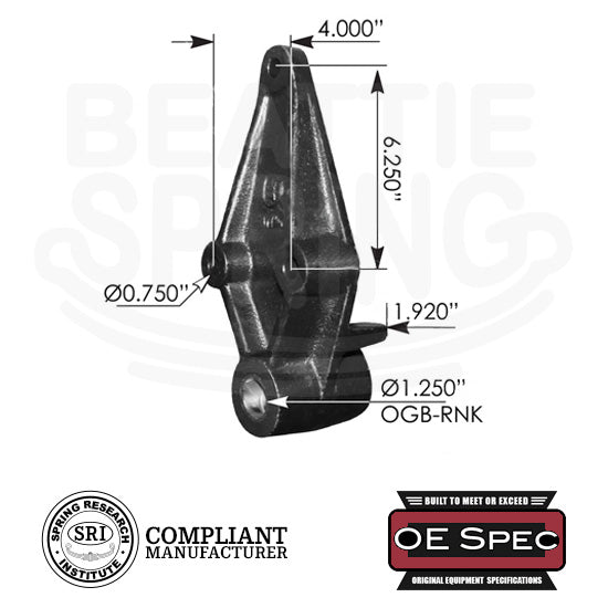 Peterbilt - Spring Hanger Bracket – Beattie Spring