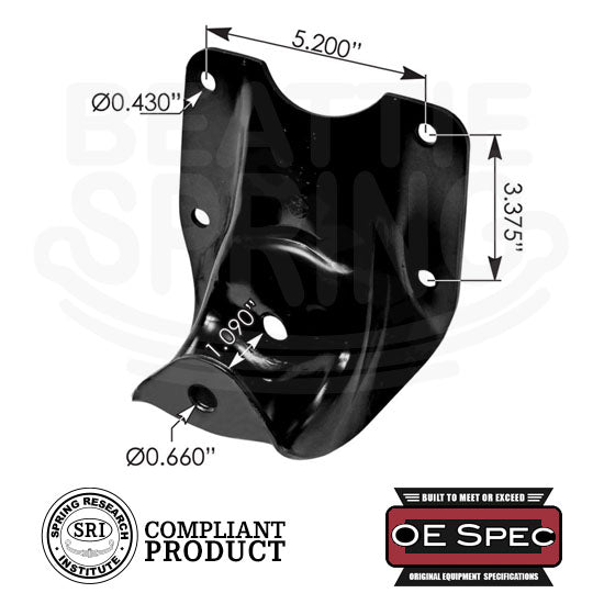 Ford - F-350 Dual Rear Wheel - Rear Leaf Spring Hanger – Beattie Spring
